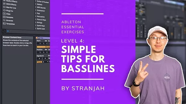 Ableton Essential Exercises Level 4: Simple Tips for Basslines TUTORIAL - Freshstuff4you