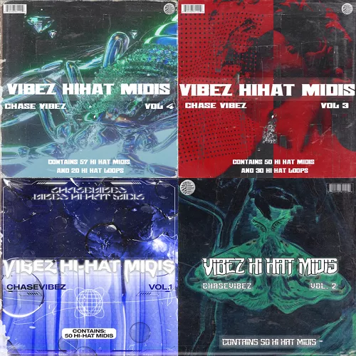 ChaseVibez The Vibez Hi Hat Midi Collection (Bundle) - Freshstuff4you