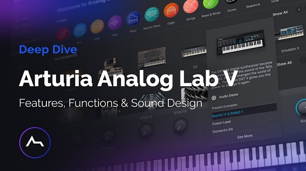ADSR Courses Arturia Analog Lab V – Features, Functions & Sound Design ...