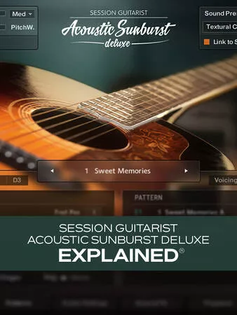 Groove3 Session Guitarist - Acoustic Sunburst Deluxe Explained TUTORIAL - Freshstuff4you